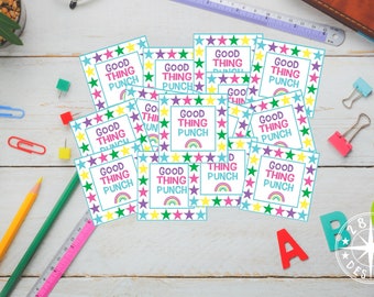 10 Punch Reward Card Printable Good Behavior Punch Card - Etsy
