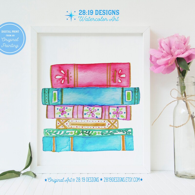 Fashion Books Stack - Etsy