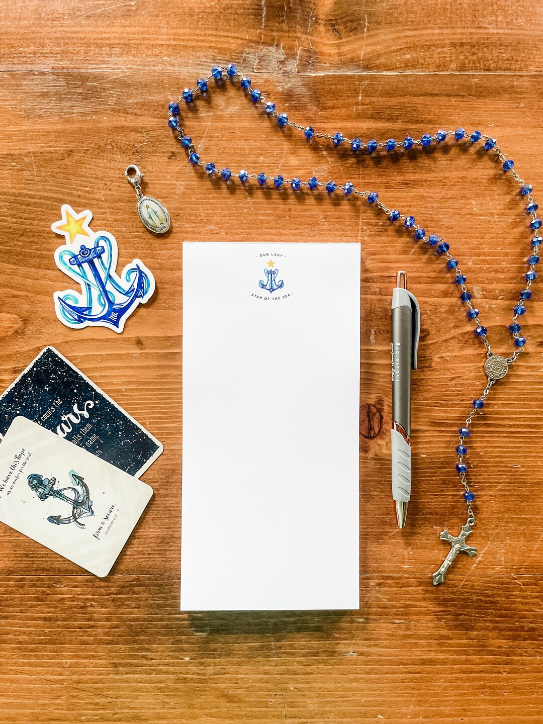 Catholic Magnetic Unlined Notepad Stellamaris Our Lady Star of the Sea ...