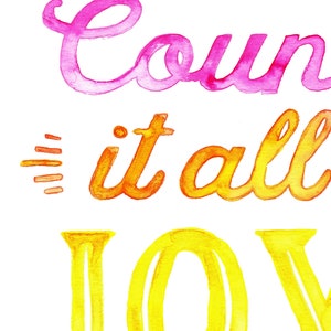 Count It All Joy Art Print James 1:2 Christian Wall Print - Etsy