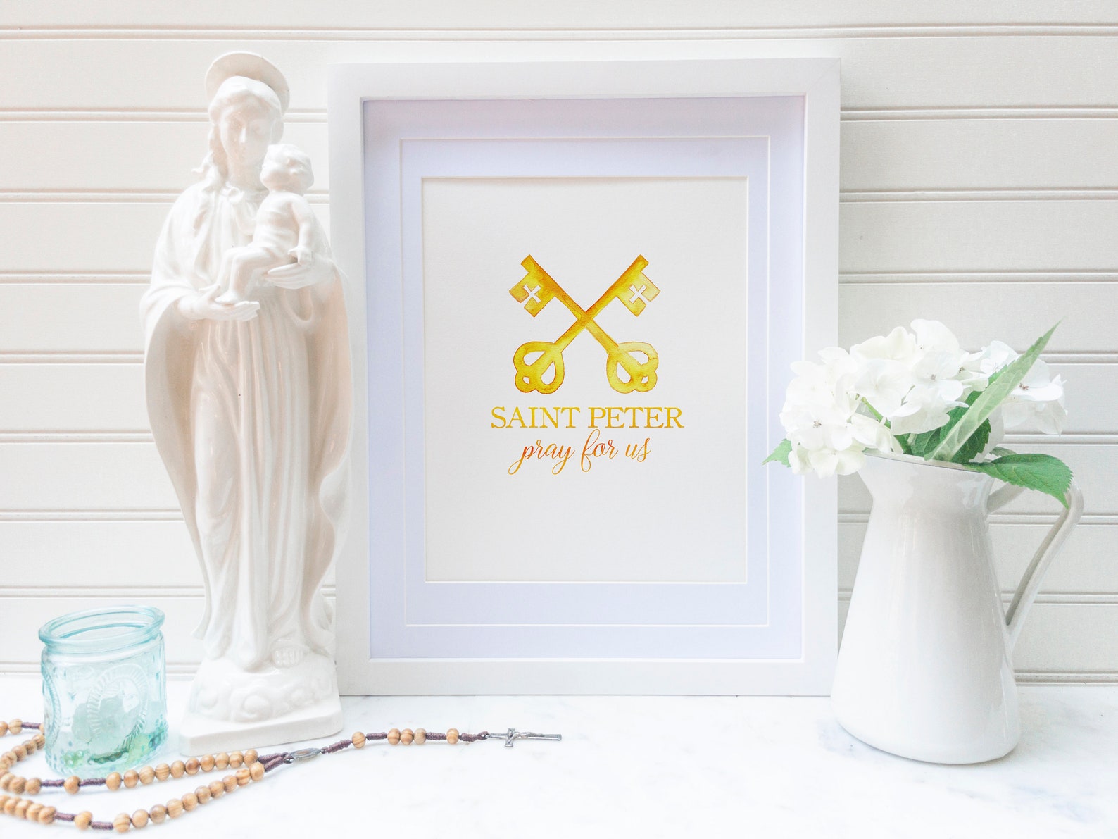 Saint Peter | Saintly Symbols | Papal Keys to Kingdom First Pope Patron ...