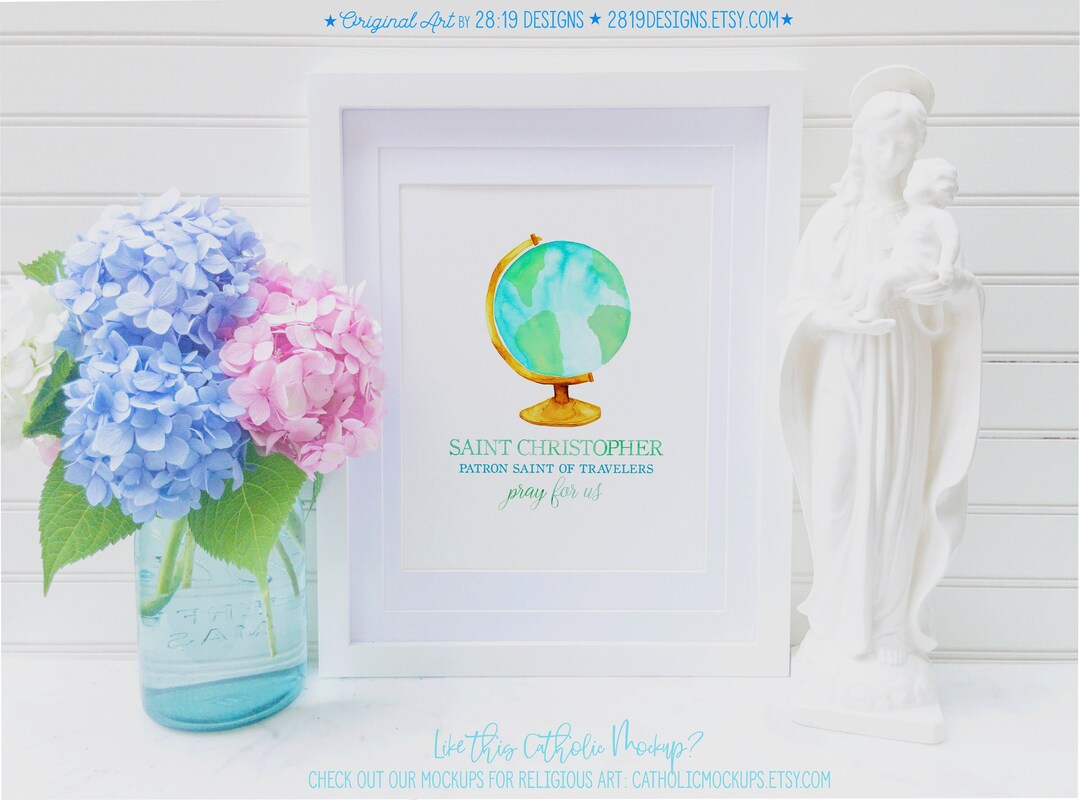 Saint Christopher | Saintly Symbols | Patron Travel Travelers Patron ...