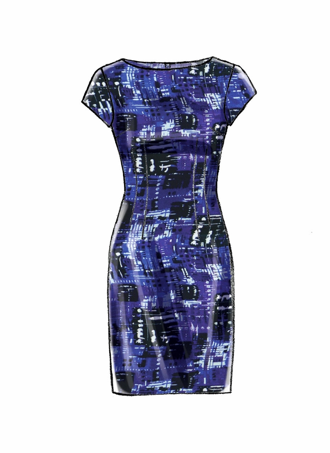 Sewing Pattern for Women's Sheath Dress Miss Petite Dress | Etsy