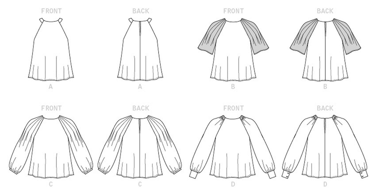 Sewing Pattern Women's Loose Fit Tops Pattern Pullover | Etsy