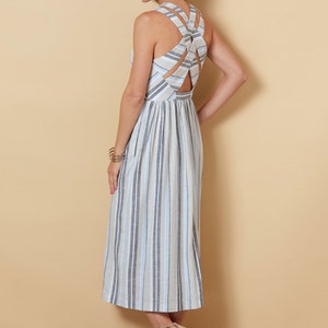 Sewing Pattern Women's Dress Pattern, Criss Cross Back Sundress Pattern ...