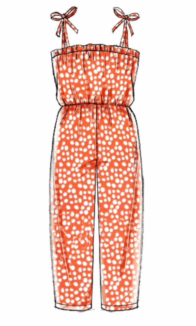 Sewing Pattern Little Girls' Jumpsuit Pattern Girls' | Etsy