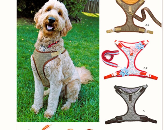 Sewing Pattern Dog Harness and Leash Pattern, Simplicity Sewing Pattern ...