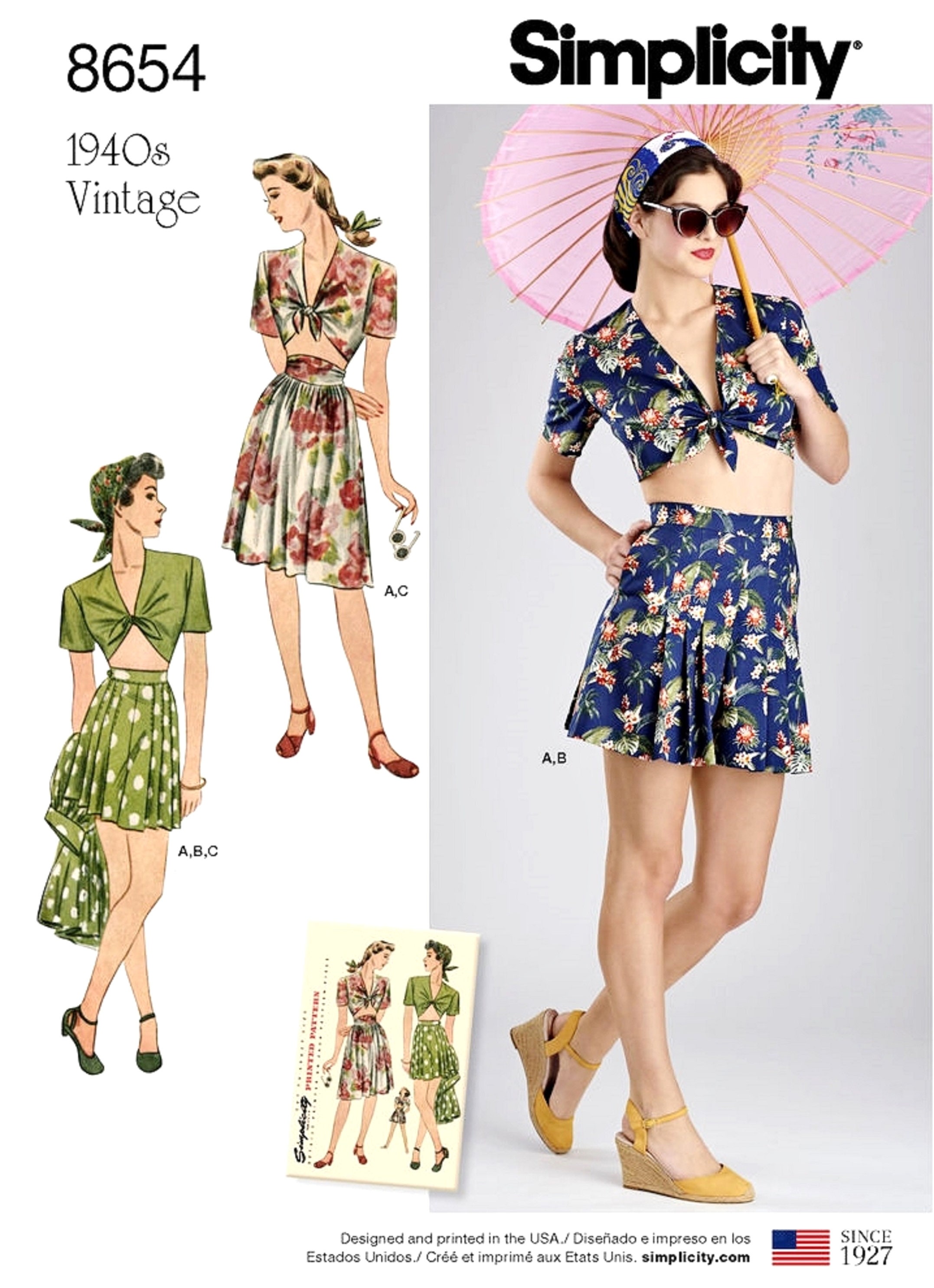 Sewing & Needlecraft Circa @1984 Sewing Pattern Bermuda Summer Shorts ...