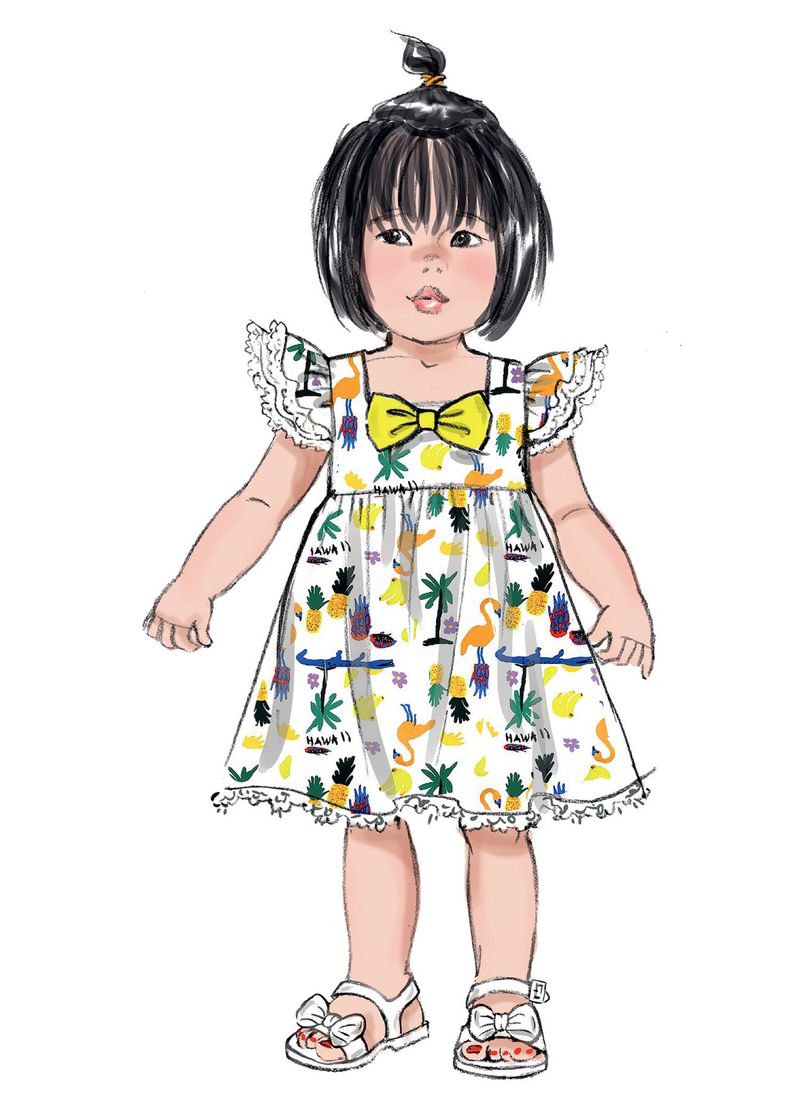 Sewing Pattern Toddler's Summer Dress Pattern Baby Dress - Etsy