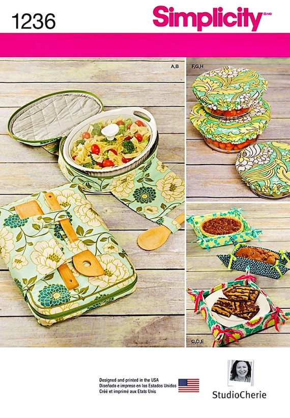 Sewing Pattern Casserole Carriers Pattern Fabric Bowl Covers - Etsy