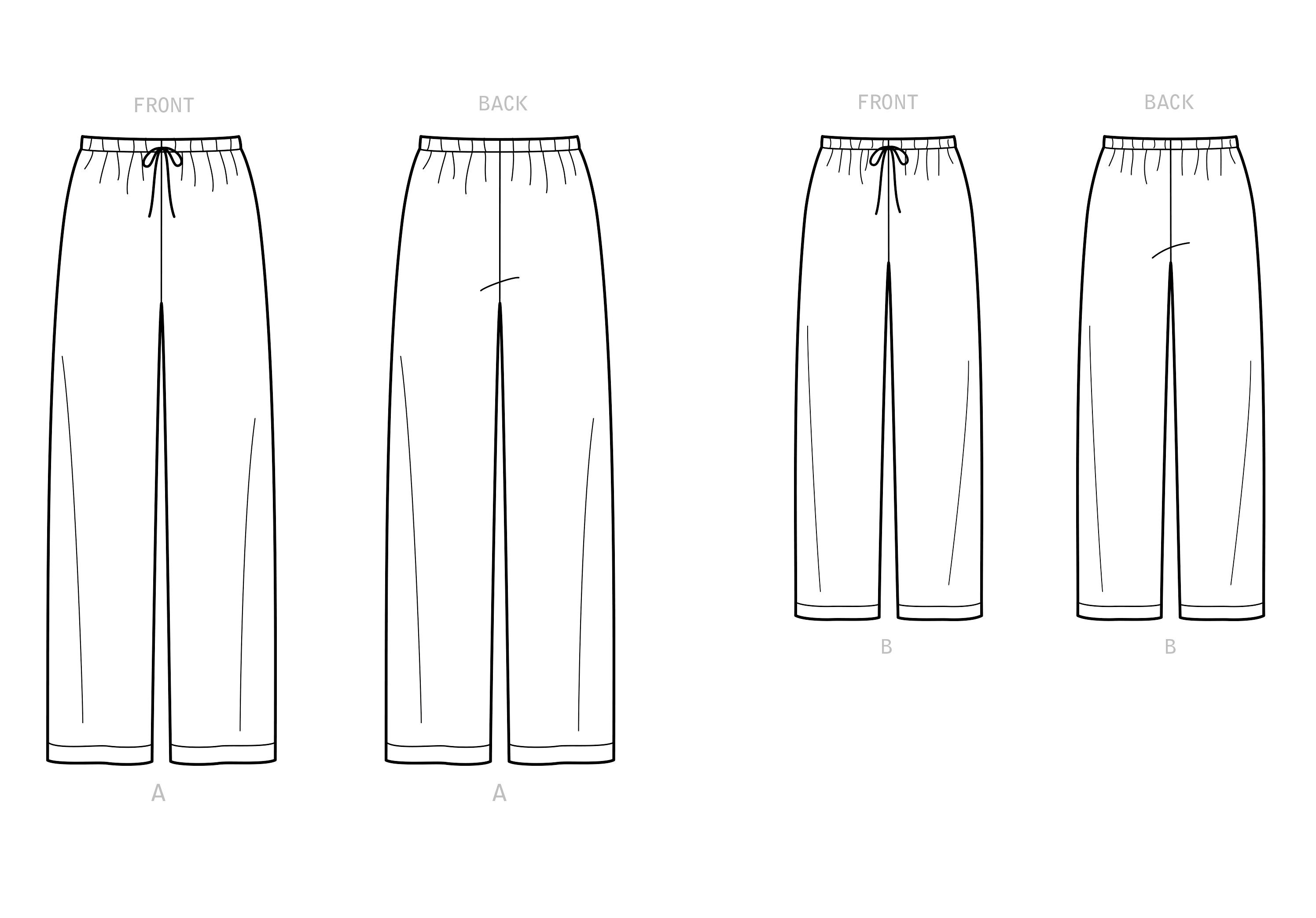 Sewing Pattern Pajama Pants Pattern Unisex Lounge Pants | Etsy