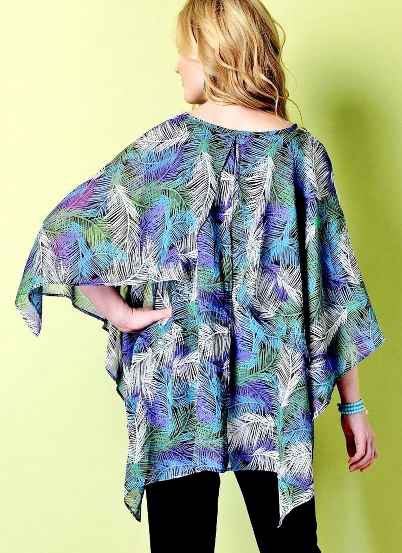 Sewing Pattern Women's Loose Fitting Tunic Tops Pattern, Pullover Tops ...