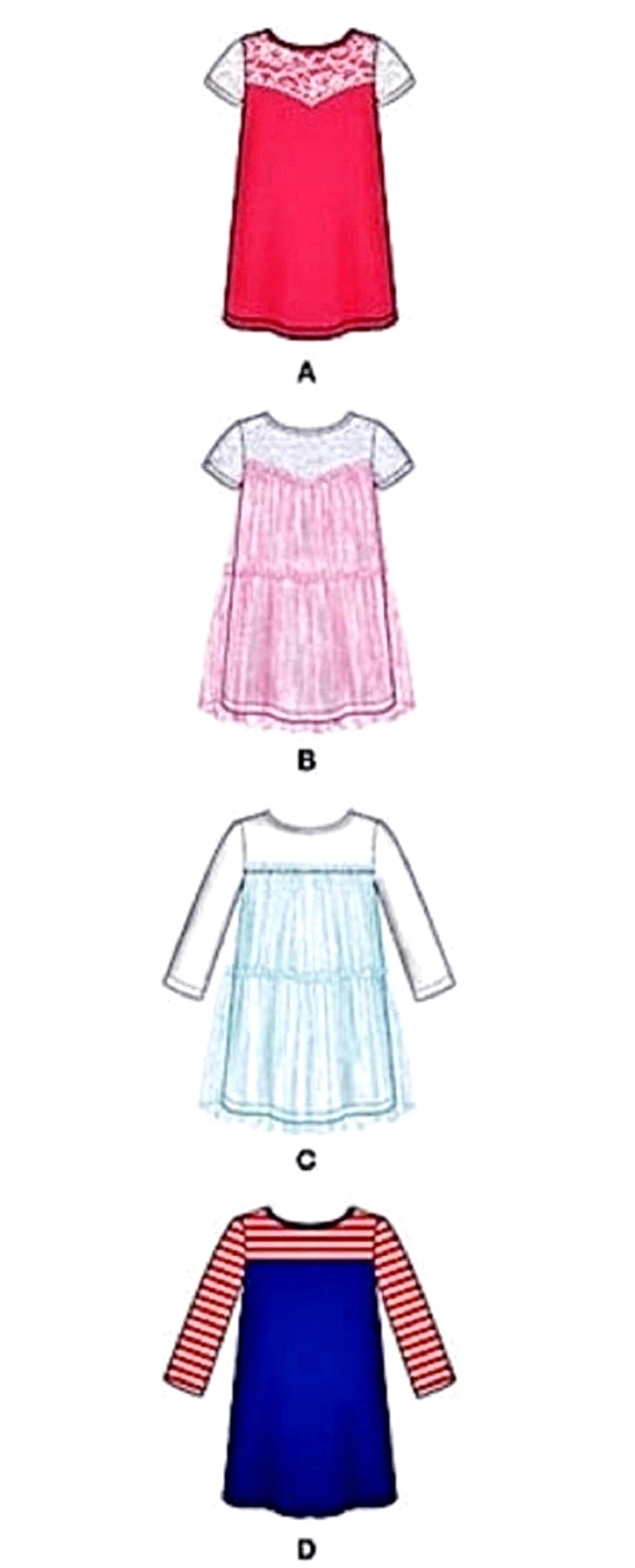 Sewing Pattern Little Girl's Dress Pattern Child's | Etsy