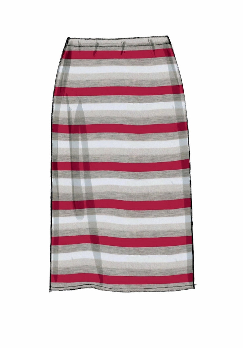 Sewing Pattern Easy Skirts Pattern Long Skirt Pattern Knit - Etsy