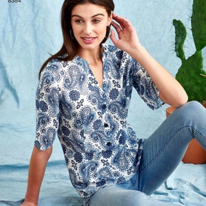 Shirt Dress Pattern, Peplum Blouse Pattern, Casual Long Dress Pattern ...