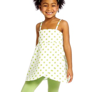 Sewing Pattern Little Girls' Top and Shorts Pattern, Girls' Sundress ...