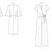 Sewing Pattern Women's Faux Wrap Dress Pattern - Etsy