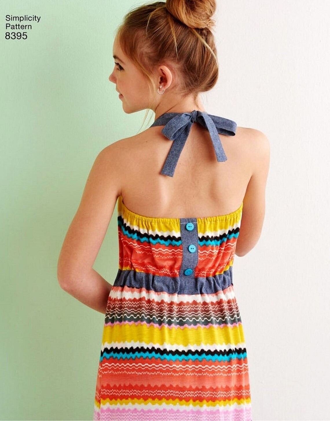 Sewing Pattern Little Girls' Halter Top Romper Pattern, Tween Girls ...