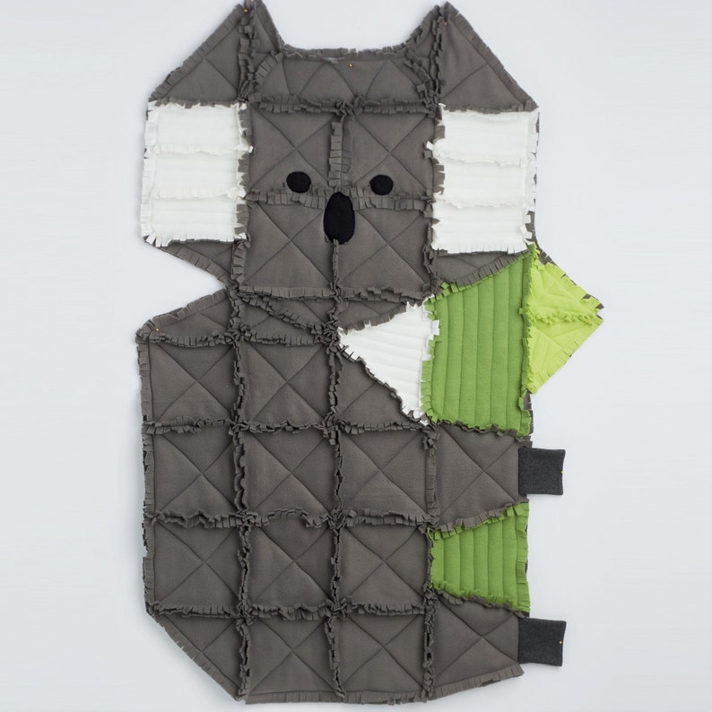 Sewing Pattern Fleece Rag Quilt Pattern Fleece Bear Rag Quilt - Etsy