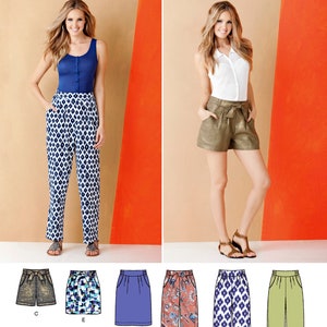 Sewing Pattern Women's Easy Pants Pattern, Pants With Pockets Pattern ...