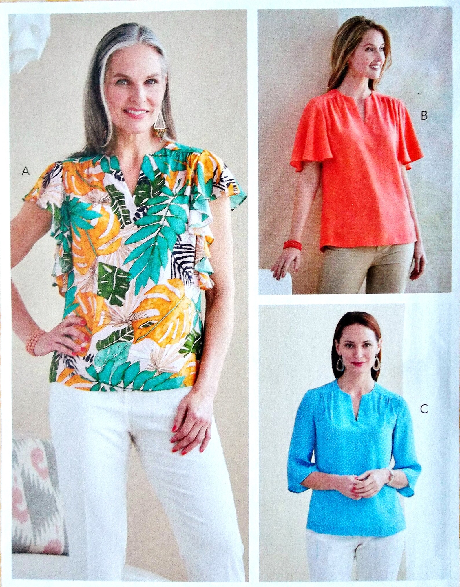 Sewing Pattern Pullover Blouse Pattern Loose Fit Top Pattern - Etsy