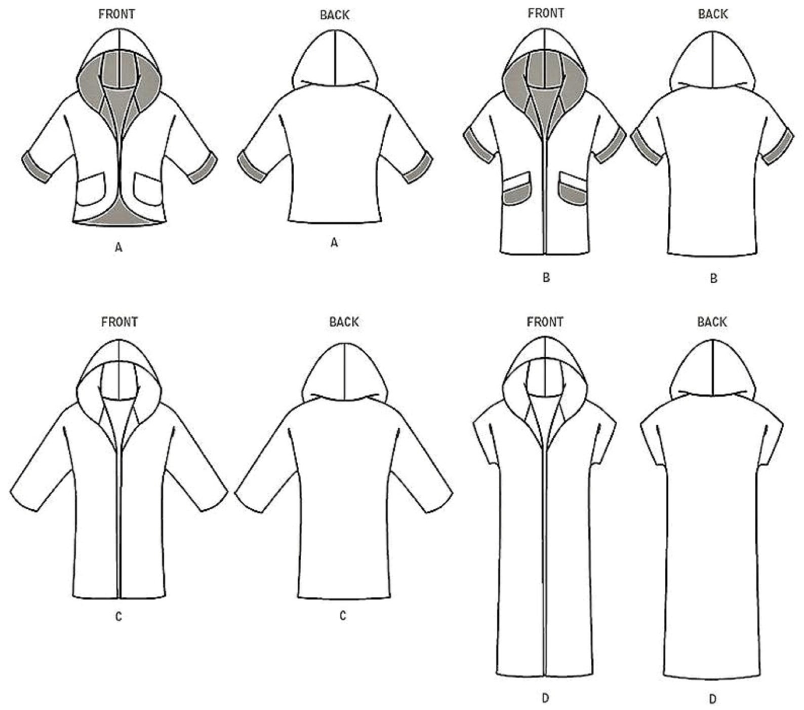 Sewing Pattern Women's Easy Unlined Jacket Pattern Lined - Etsy