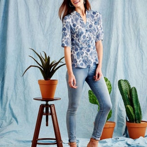 Shirt Dress Pattern, Peplum Blouse Pattern, Casual Long Dress Pattern ...