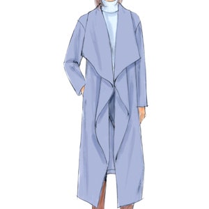 Sewing Pattern Easy Unlined Coat Pattern, Easy Unlined Jacket Pattern ...