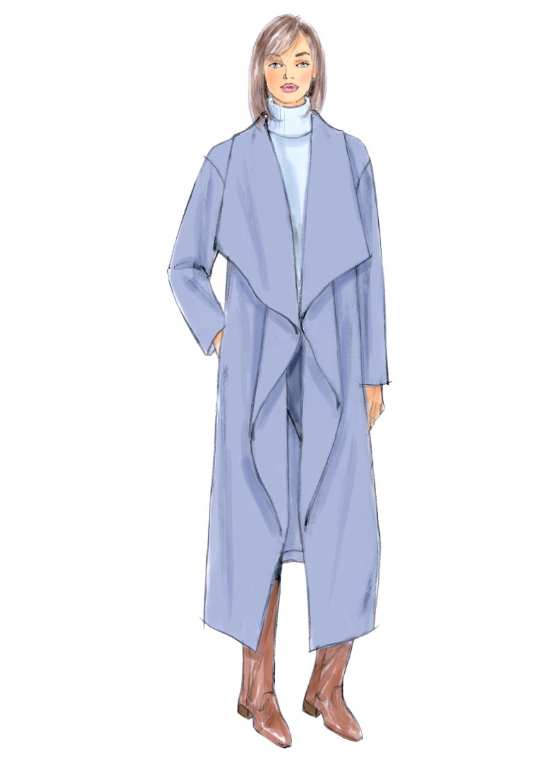 Sewing Pattern Easy Unlined Coat Pattern Easy Unlined Jacket | Etsy