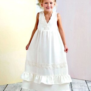 Sewing Pattern Girls' Formal Dress Pattern Flower - Etsy