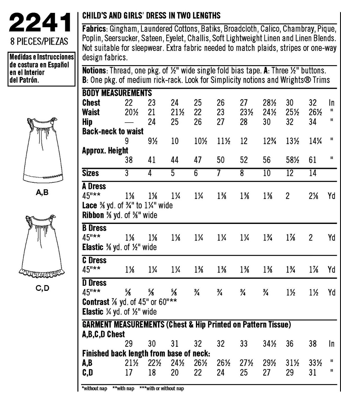 Sewing Pattern Girls' Easy Dress Pattern Little - Etsy