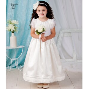 Sewing Pattern Flower Girl Dress Pattern, Princess Dress Pattern ...