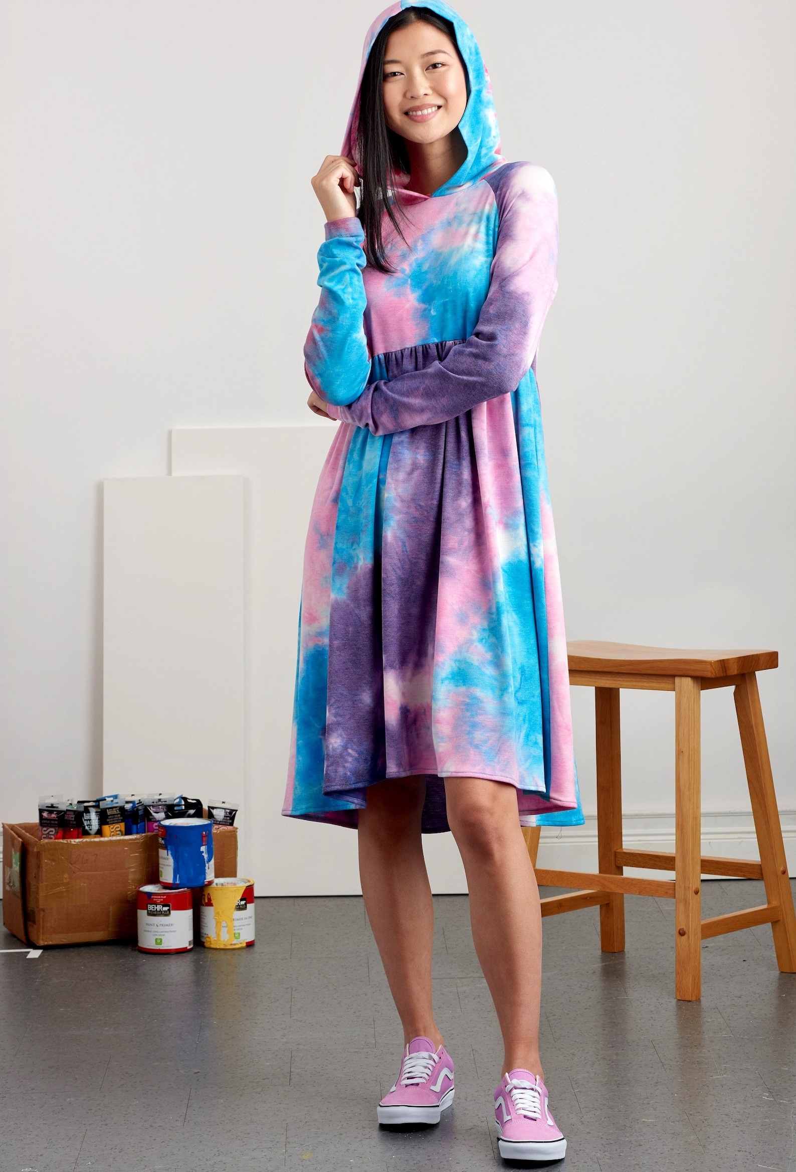 Sewing Pattern Women's Casual Knit Dress Pattern Raglan - Etsy