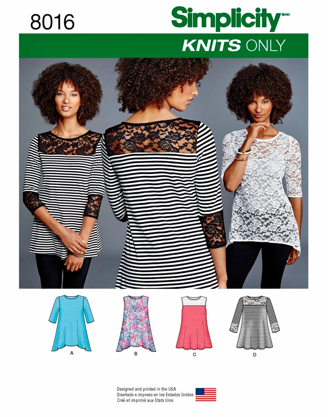 Sewing Pattern Women's Knit Top Pattern Pullover Tops | Etsy