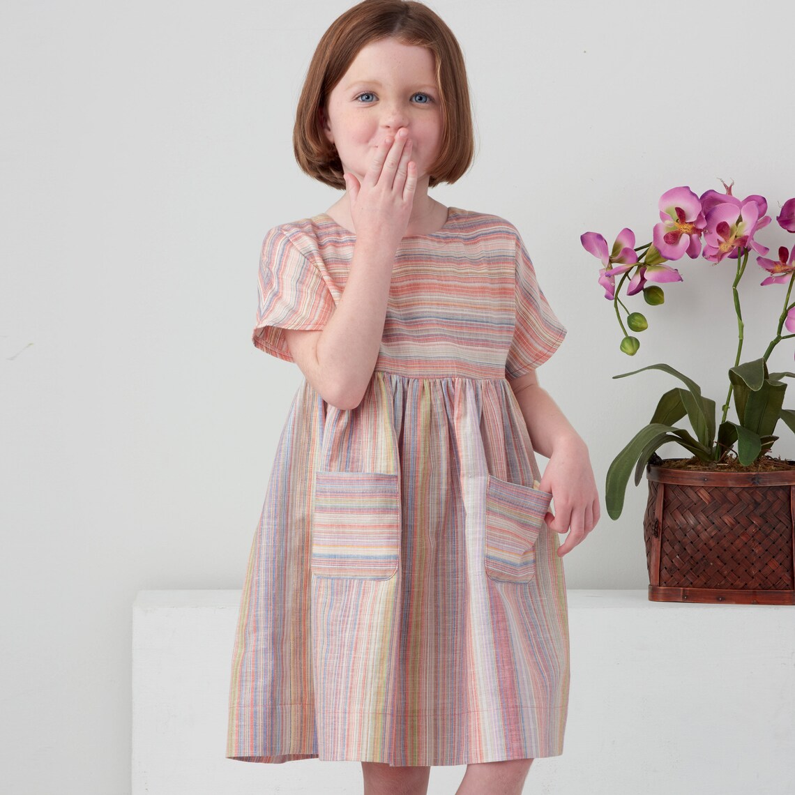 Sewing Pattern Girls' Dress Pattern, Little Girls' Dress Pattern, Girls ...