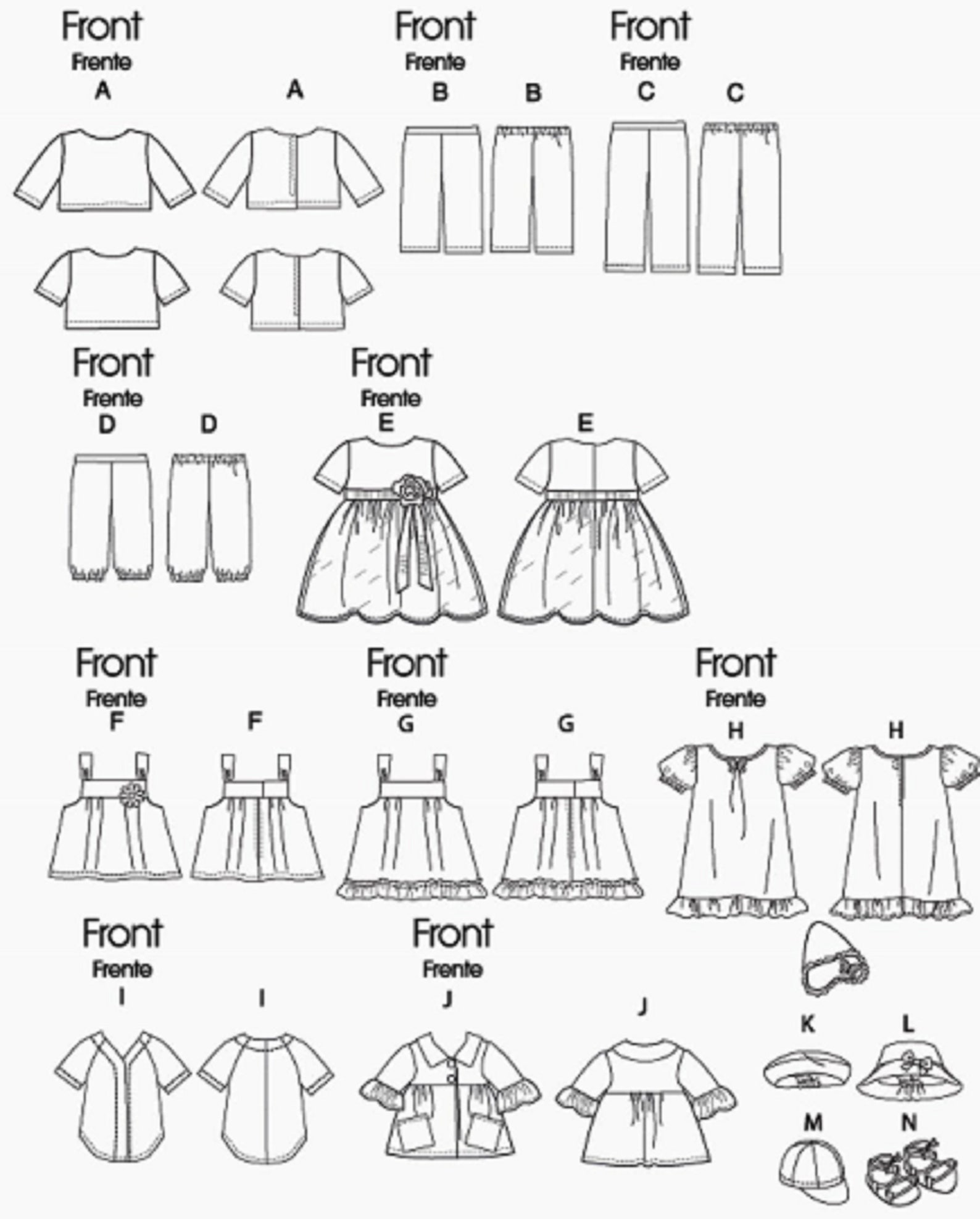 Sewing Pattern 18 Inch Doll Clothes 18 Inch Doll Coat And Hat Etsy