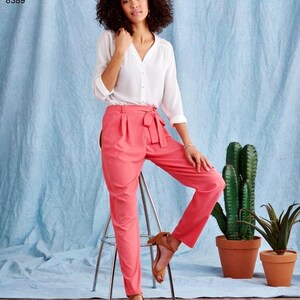 Sewing Pattern Loose Fit Pants Pattern, Wide Leg Pants Pattern, Tapered ...