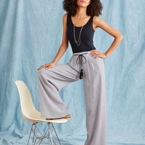 Sewing Pattern Loose Fit Pants Pattern, Wide Leg Pants Pattern, Tapered ...