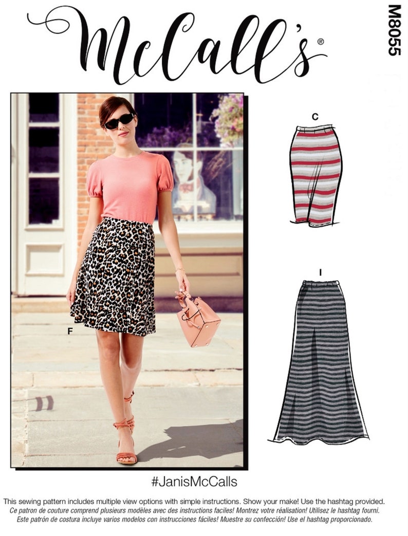 Sewing Pattern Easy Skirts Pattern Long Skirt Pattern Knit - Etsy