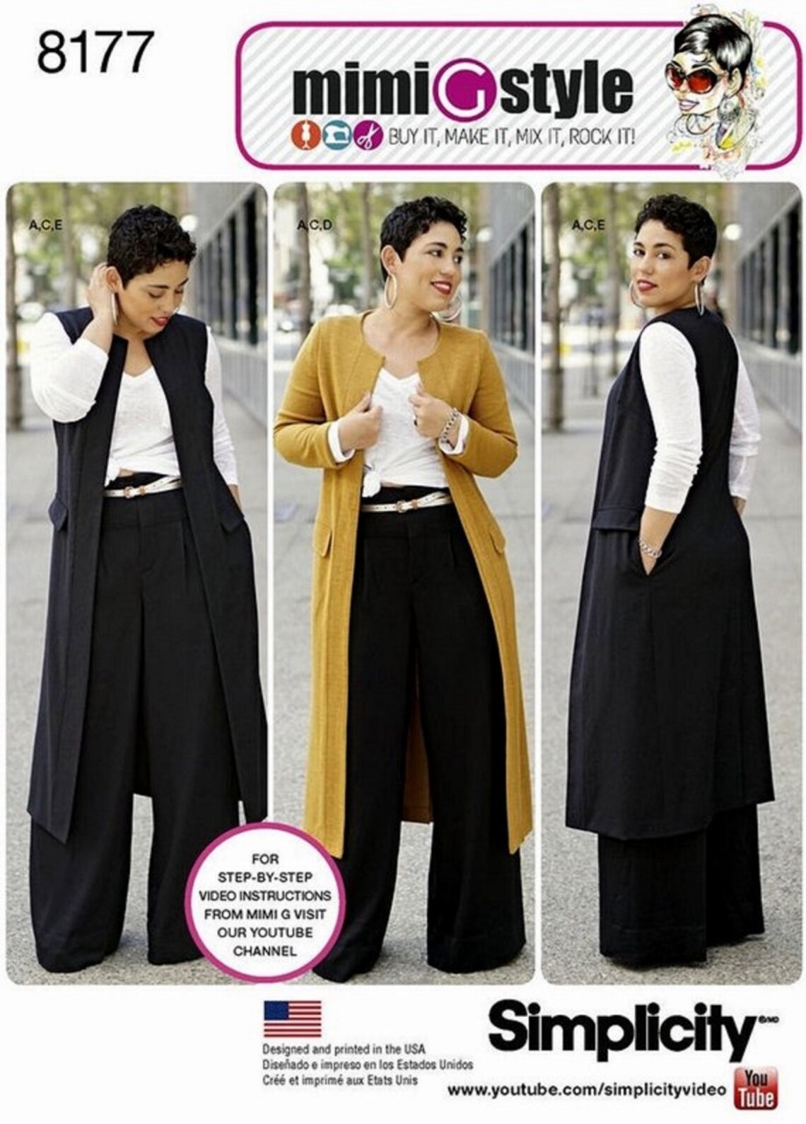 Sewing Pattern for Women's Wide Leg Pants Pattern Mimig - Etsy