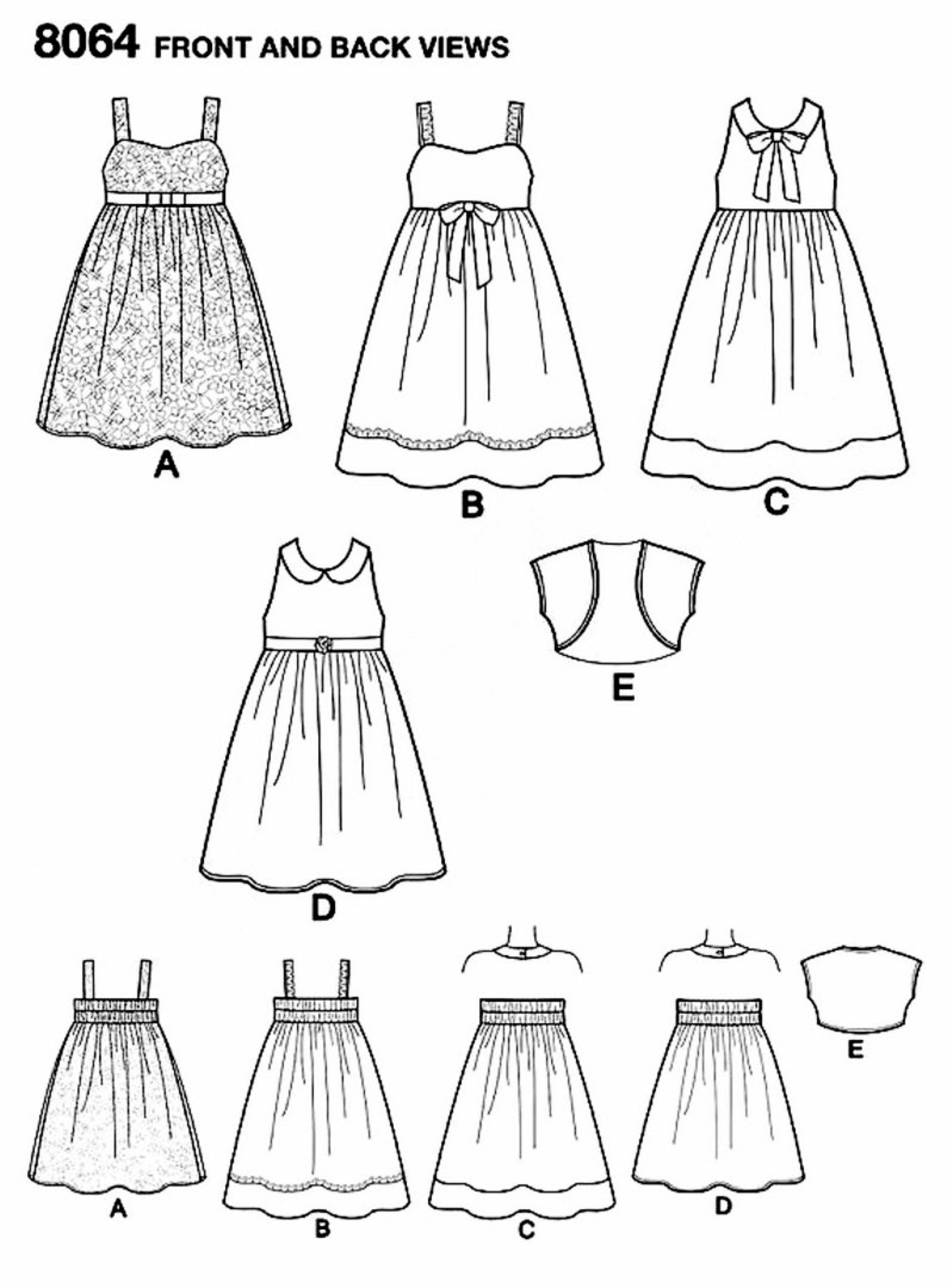 Sewing Pattern Girls' Sundress Pattern Tween Girls' - Etsy