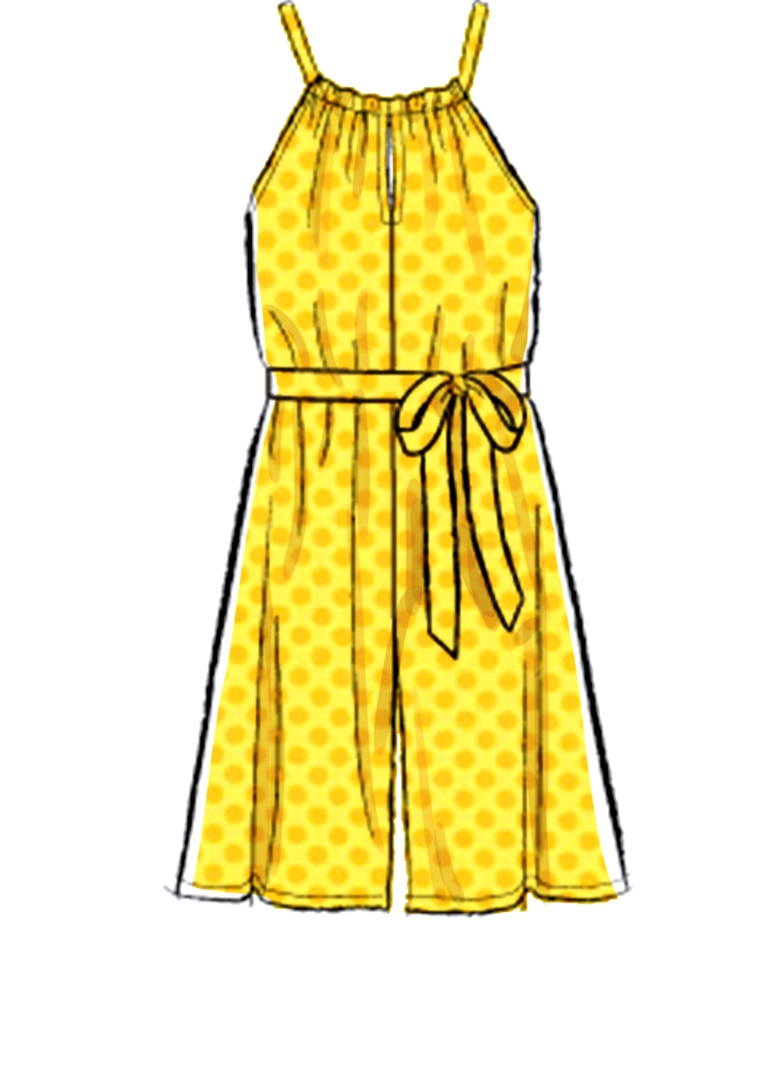 Sewing Pattern Girls' Easy Jumpsuit Pattern Little | Etsy