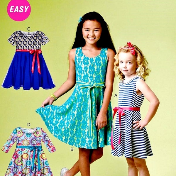 Girls Knit Dress Pattern - Etsy