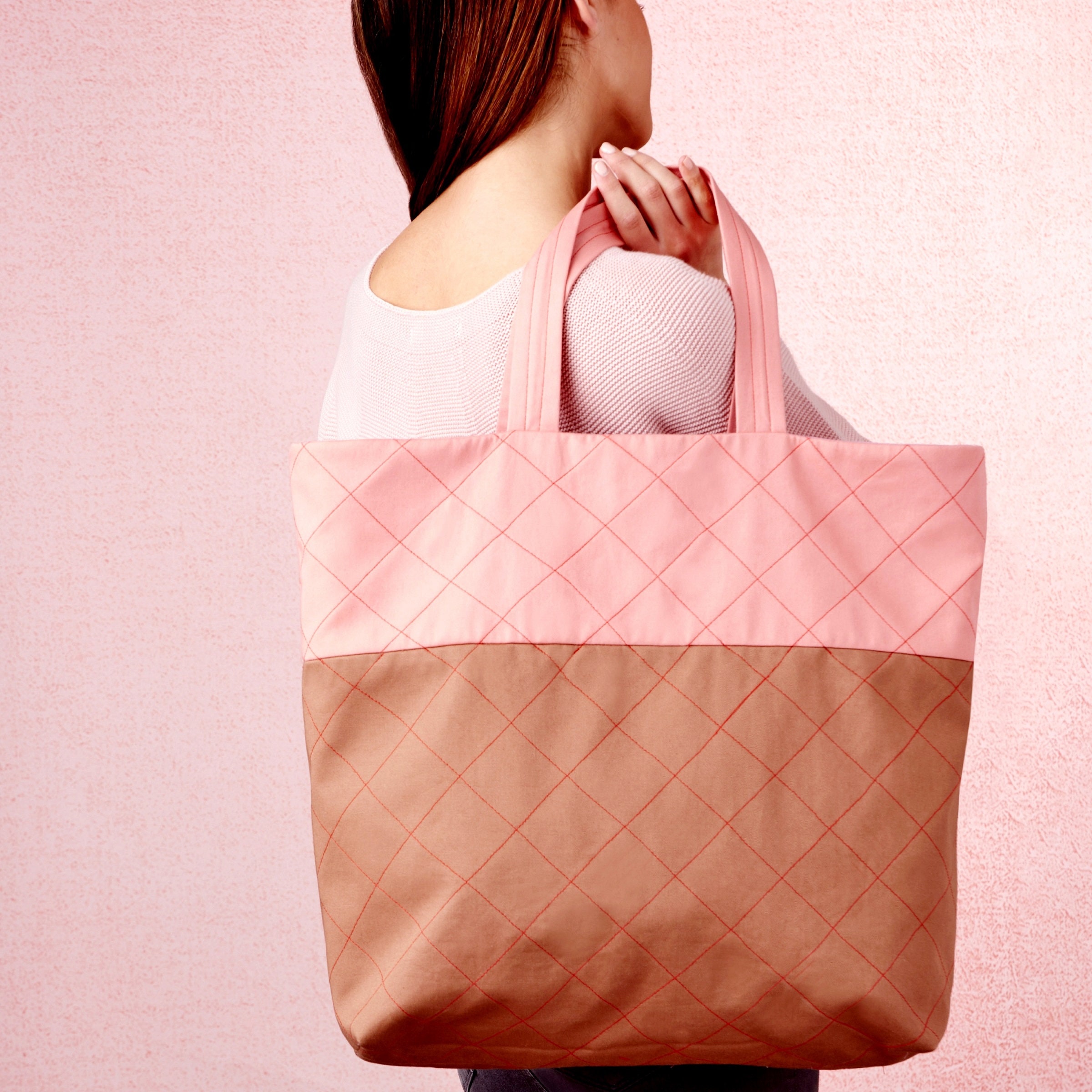 Sewing Pattern Big Tote Bag Pattern Cloth Market Bags - Etsy