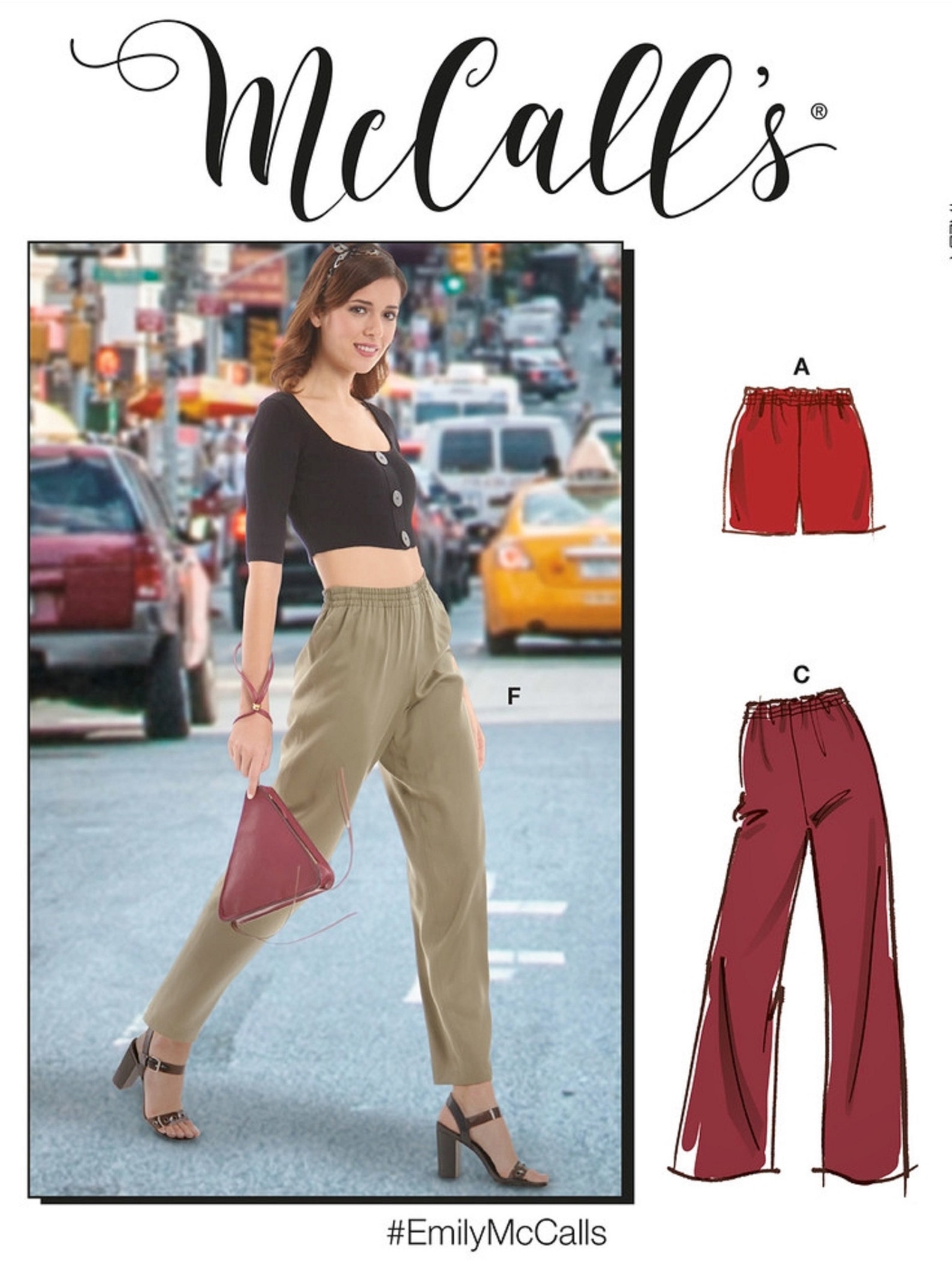 Sewing Pattern Elastic Waist Pants Pattern Easy Shorts - Etsy