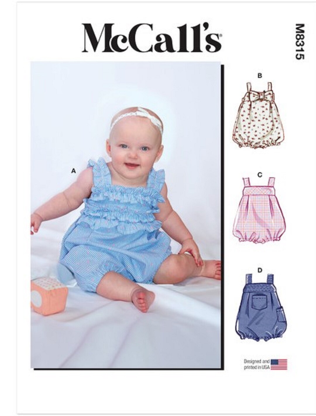 Sewing Pattern Baby Rompers Pattern, Toddler Sunsuit Pattern, Baby ...