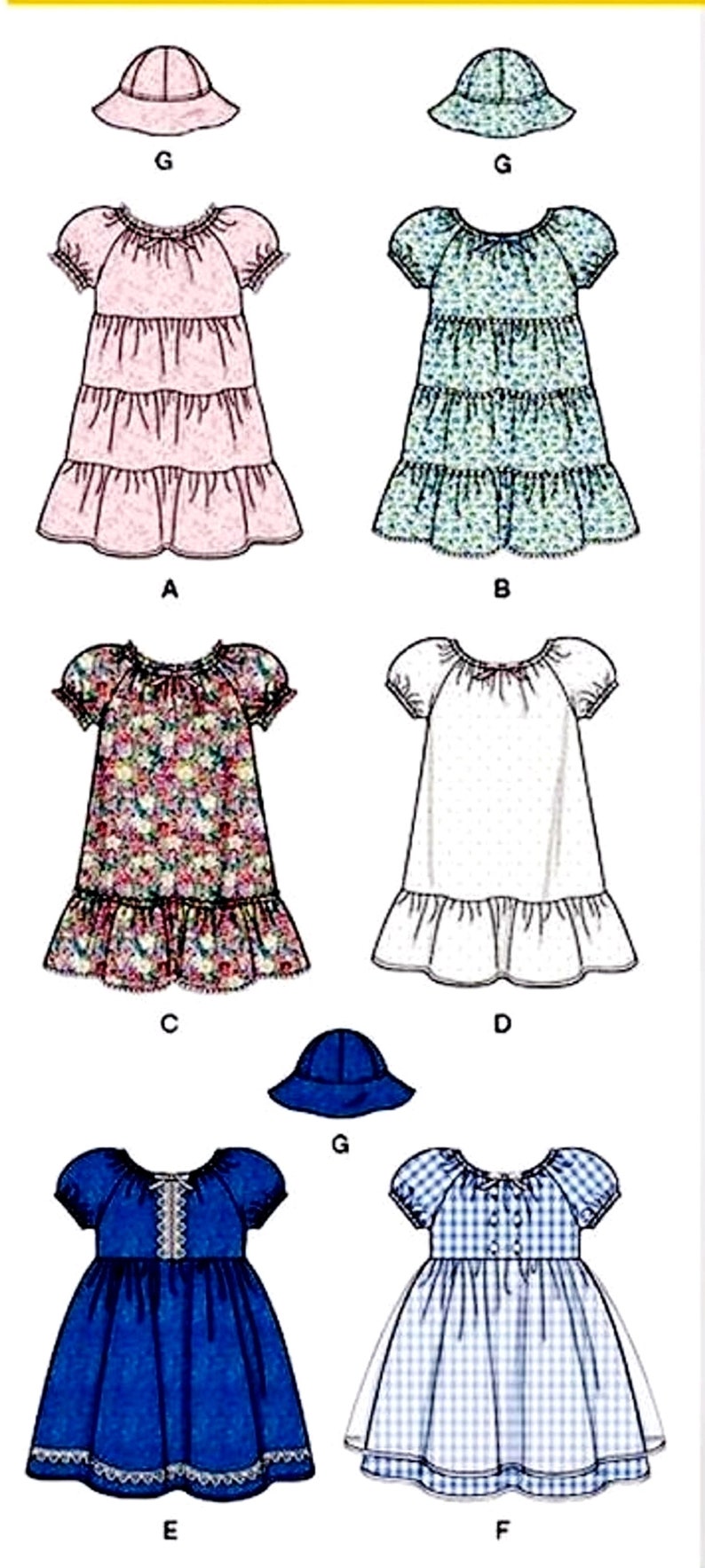 Sewing Pattern Girls' Dress Pattern Little Girls Dress - Etsy