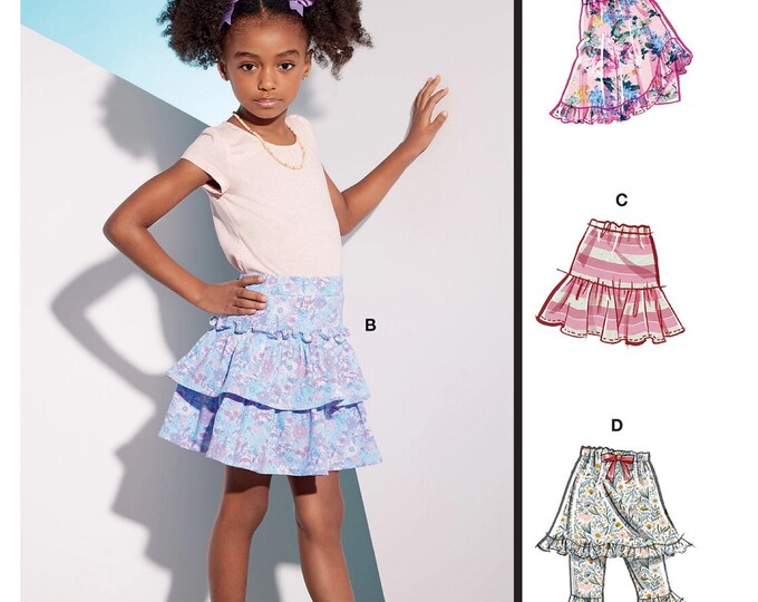 Sewing Pattern Girls' Dress Pattern, Little Girls' Sunday Dress Pattern ...