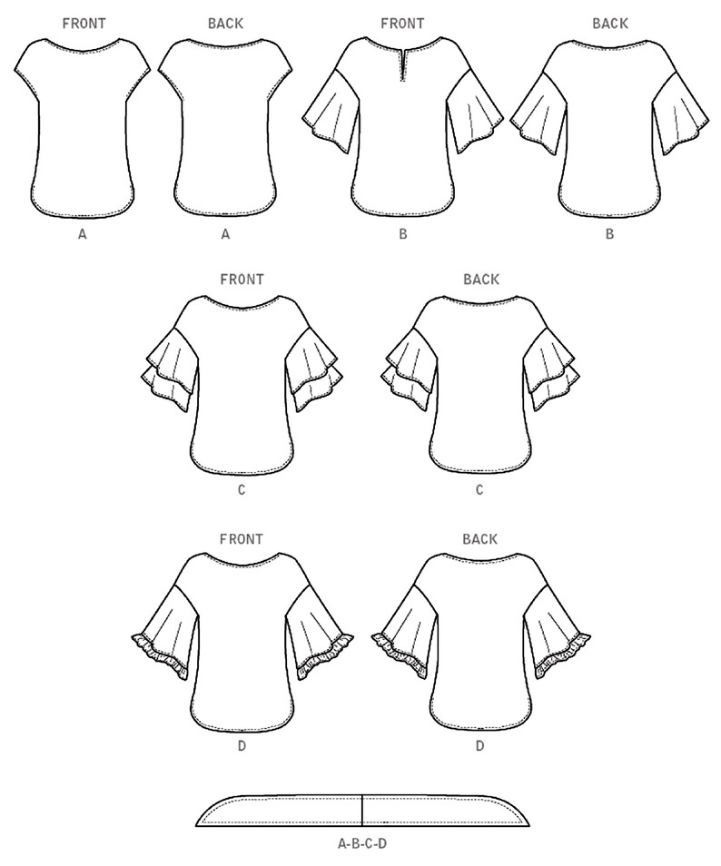 Sewing Pattern Women's Easy Top Pattern Pullover Top | Etsy