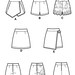 Sewing Pattern Misses Shorts Pattern, Skort Pattern, Skirt Pattern ...